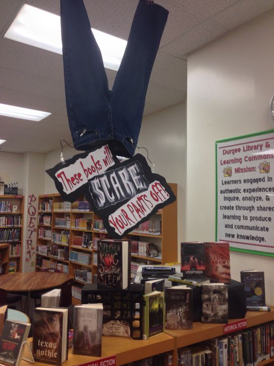 Public Library Display Halloween 18 Halloween Library Displays That